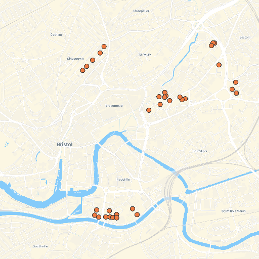 Bristol Designated Car Parks | Mapstack
