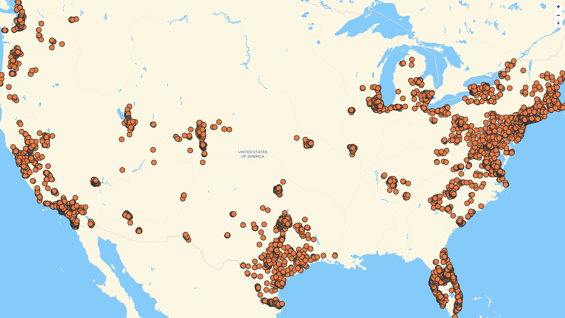 Map Of All Home Depot Locations